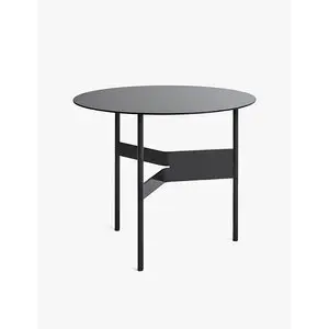 HAY Shim Coated-steel Coffee Table 51cm - Black