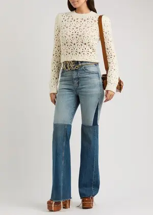 Chloé Pointelle-knit Wool Jumper