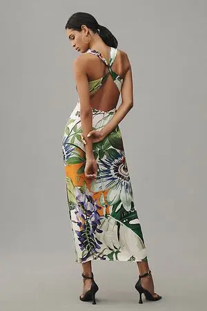 conditions apply anny slip maxi dress Anthropologie Conditions Apply High-Neck Midi Slip Dress Size S