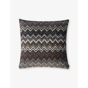 Missoni Forest Zig-zag Woven Cushion 40cm X 40cm - Black/multi