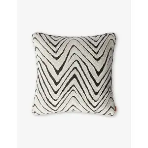 Missoni Outdoor Textured Square Cushion 40cm X 40cm - Black/white