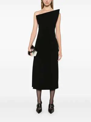 Sportmax Asymmetric Midi Dress