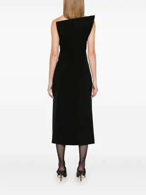 Sportmax Asymmetric Midi Dress