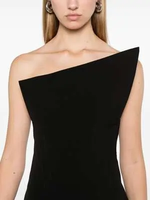 Sportmax Asymmetric Midi Dress