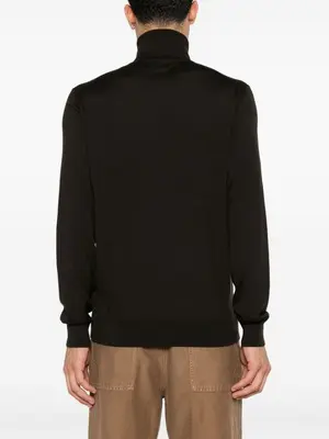 Zegna Roll-neck Sweater - Brown
