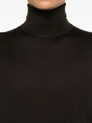 Zegna Roll-neck Sweater - Brown