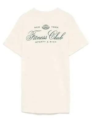 Sporty & Rich Fitness Club Cotton T-shirt