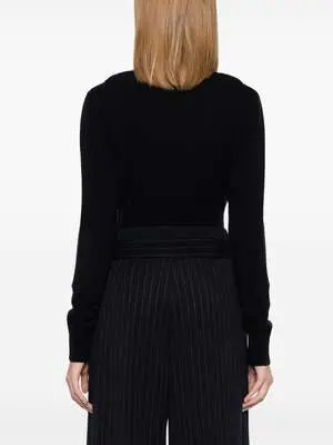 Max Mara Cropped Wool-cashmere Sweater