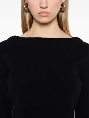 Max Mara Cropped Wool-cashmere Sweater