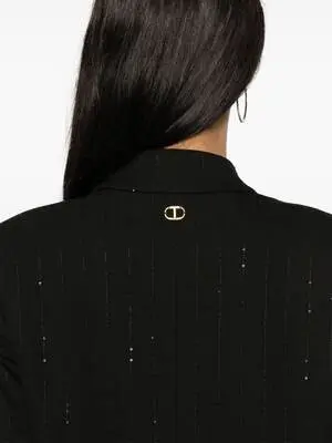 TWINSET Sequined Mid-length Coat