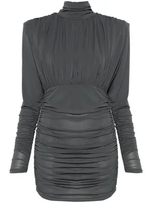 grey crepe dress Gaia Dress Gray L / Gray main image 0