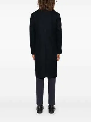 Boglioli Double-breasted Virgin Wool-blend Coat