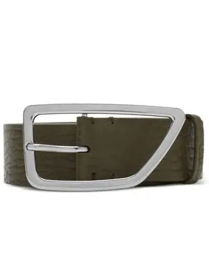 Burberry Leather Shield Belt - Green
