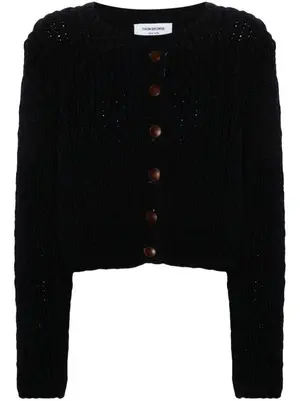 Thom Browne Round Neck Cardigans For Women