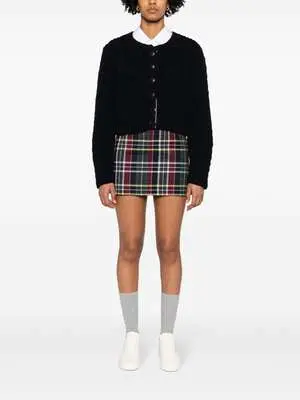 Thom Browne Chunky-knit Wool Cardigan
