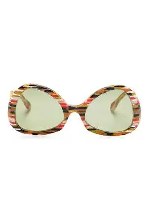 Marni Oversized Sunglasses - Yellow