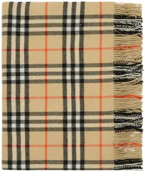 Burberry Vintage Check Blanket - Neutrals