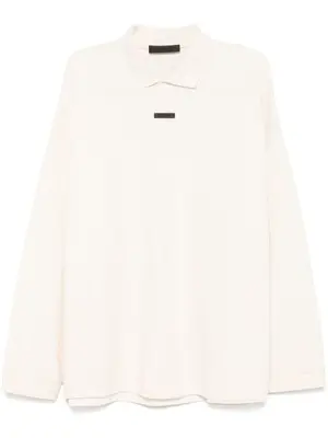 Fear Of God Piqué Polo Shirt - Neutrals