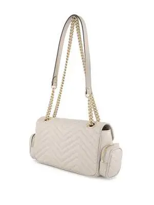 Gucci Small Gg Marmont Shoulder Bag - Neutrals