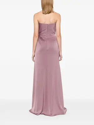 Alex Perry Twist-detail Gown - Purple
