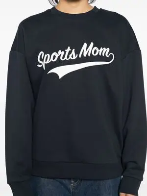 FAVORITE DAUGHTER Slogan Print Sweatshirt - Blue