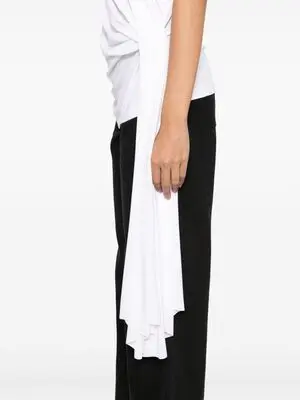 Christopher Esber Side Cowl Drape Tee