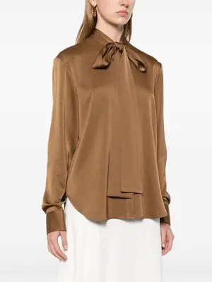 Alex Perry Satin Button-up Shirt
