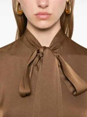Alex Perry Satin Button-up Shirt