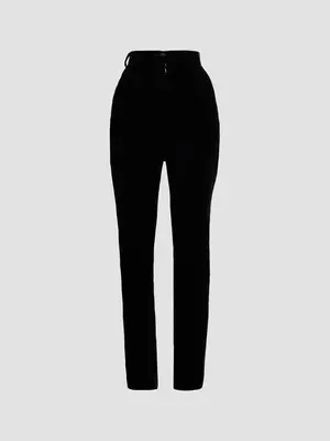 Dolce & Gabbana Velvet Skinny Pants