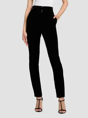 Dolce & Gabbana Velvet Skinny Pants