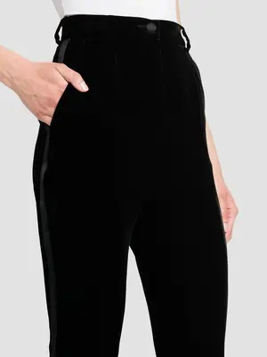 Dolce & Gabbana Velvet Skinny Pants