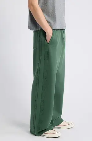 ELWOOD Metal Cotton Terry Sweatpants - Pine Green