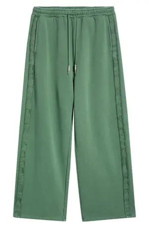 ELWOOD Metal Cotton Terry Sweatpants - Pine Green