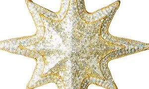 BALSAM HILL Bethlehem Beaded Star Tree Topper