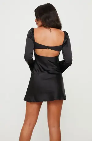 Princess Polly Moniz Lace Trim Mini Dress