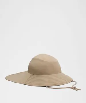 Lululemon Wide-Brim Sun Hat Sheer Oak
