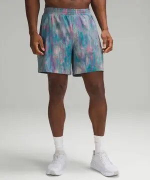 Lululemon Pace Breaker Lined Short 7 Pixel Diffuse Multi