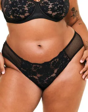 ADORE ME Roxanne Hipster Panties - Black