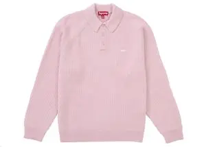 Supreme Small Box Polo Shirt Sweater - Pink