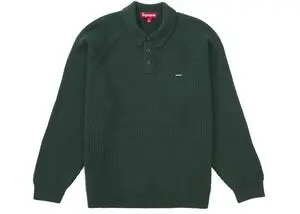 Supreme Small Box Polo Sweater - Green