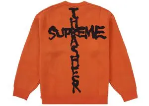 Supreme Thrasher Sweater - Orange