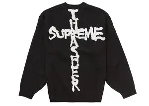 Supreme Thrasher Sweater - Black