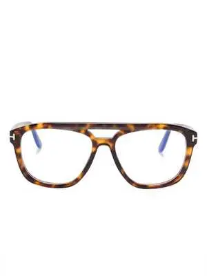 TOM FORD Tortoiseshell-effect Glasses - Brown