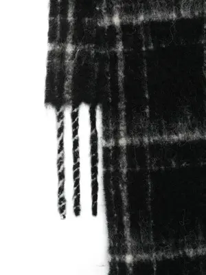 Our Legacy Checked Scarf - Grey