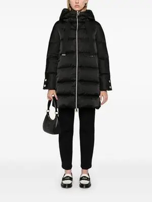 Herno Hooded Down Coat - Black