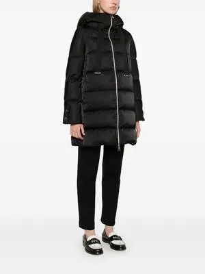 Herno Hooded Down Coat - Black