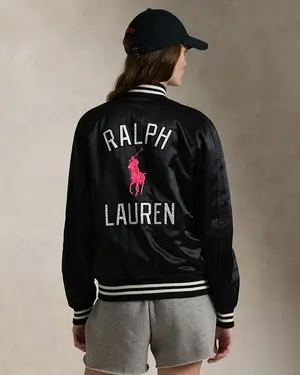 Polo Ralph Lauren Satin Pony Bomber Jacket