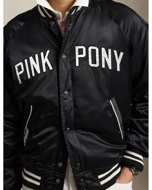 Polo Ralph Lauren Satin Pony Bomber Jacket