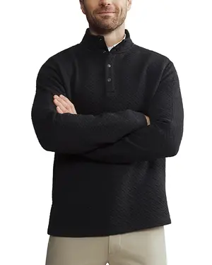 RHONE Weekender Pullover Sweater - Black
