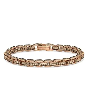 David Yurman Box Chain Bracelet - Rose Gold